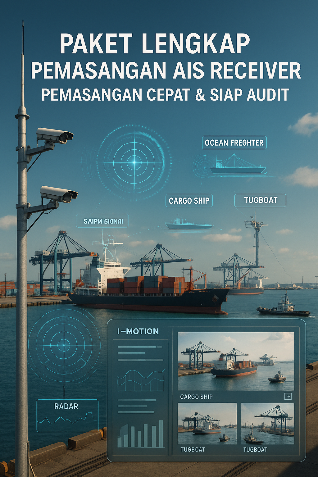 Paket Lengkap Pemasangan AIS Receiver – Cepat & Siap Audit